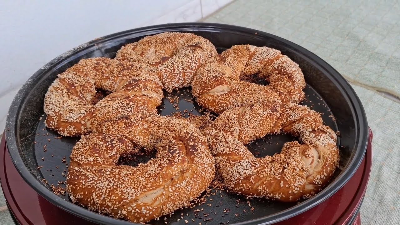Village life in Turkey; Turkish cuisine, We made simit, Turkey's most ...