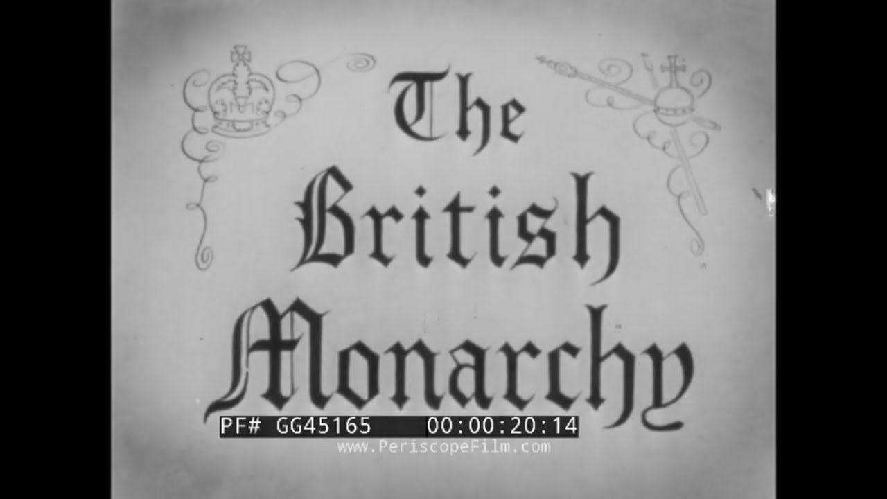 " THE BRITISH MONARCHY " 1954 EDUCATIONAL FILM QUEEN ELIZABETH II ...