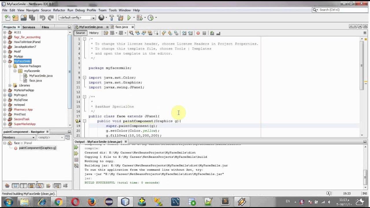 How To Generate The Jar File in NetBeans--------- كيفية عمل ملف .jar لبرنامجك باستخدام ال ...
