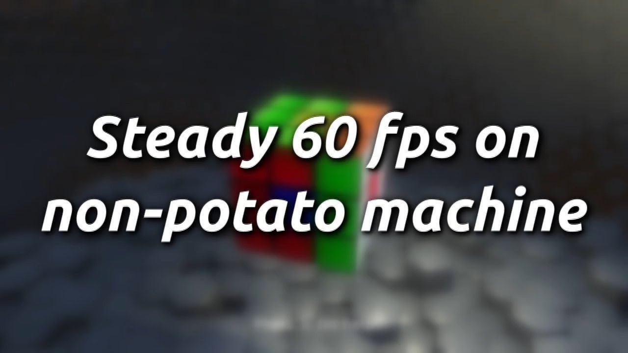 Godot Engine 4 - steady 60 fps with the Rubik's cube demo - YouTube