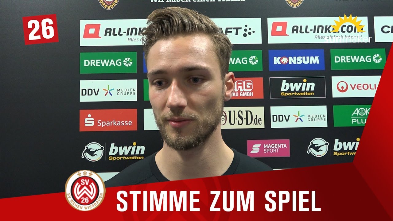 Tim Boss nach SG Dynamo Dresden vs SV Wehen Wiesbaden - YouTube