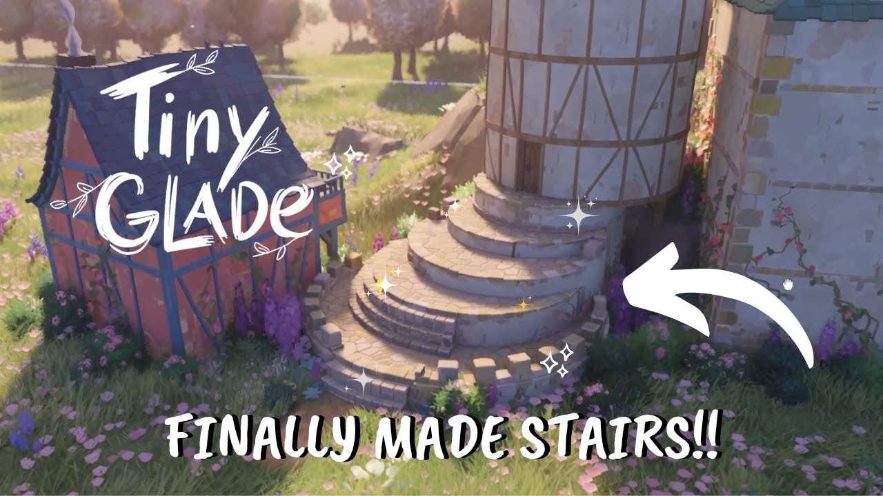 finally made stairs! || exploring tiny glade (no commentary)🏡♥ - YouTube