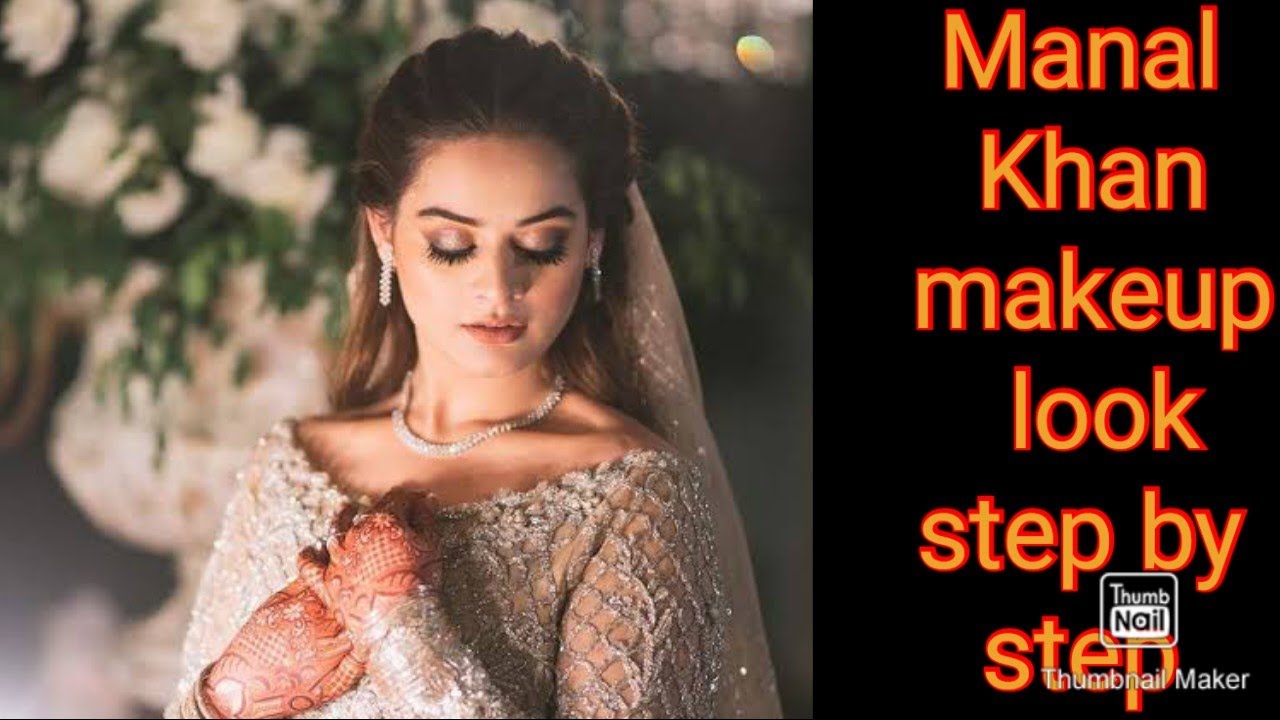 nikah makeup look|simple and easy eye makeup tutorial 🔥#manalkhan # ...