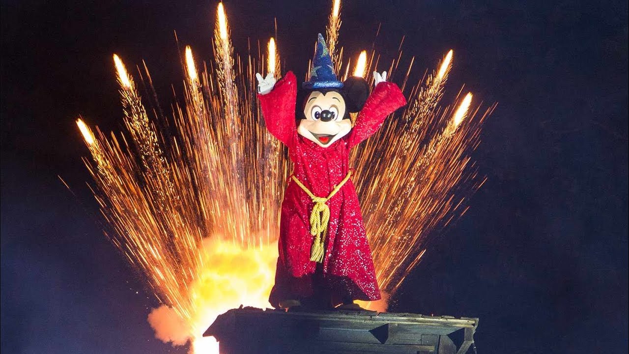 Disneyland Mickey Mouse Fireworks - YouTube