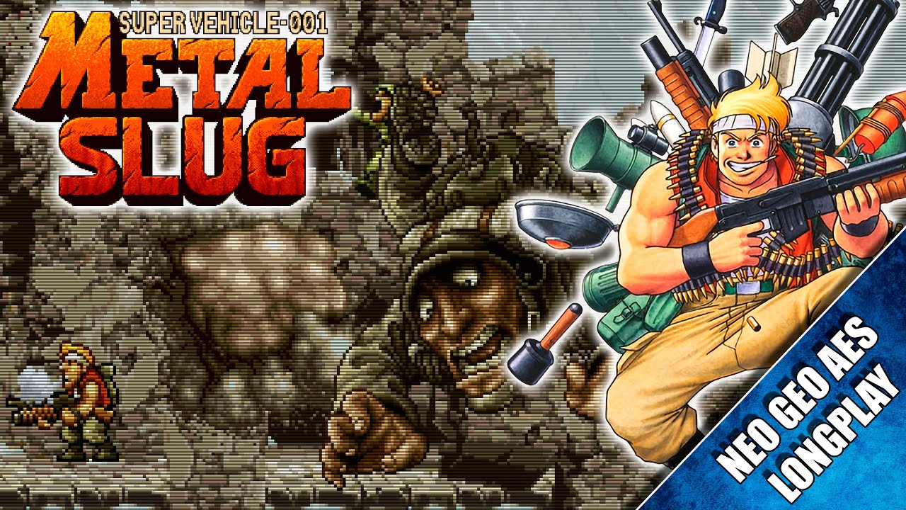 Metal Slug: Super Vehicle SV-001 (Neo Geo AES) 【Longplay】 - YouTube