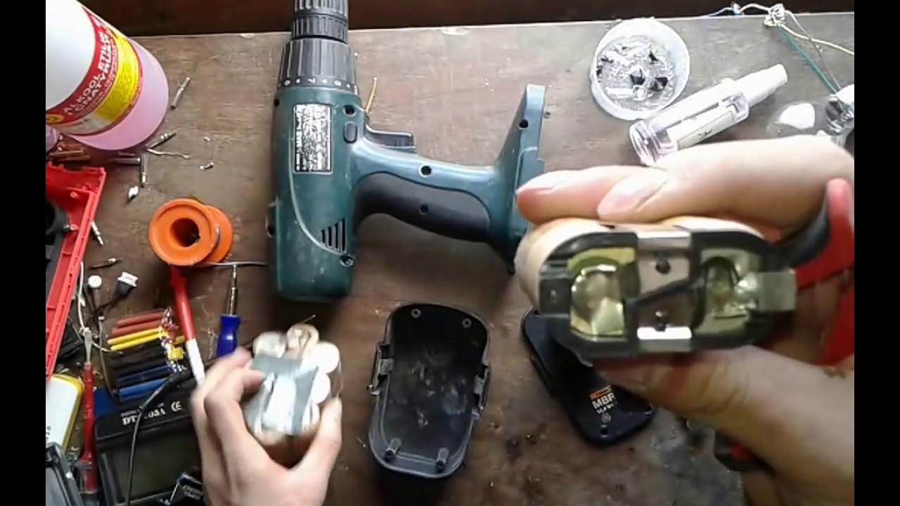 How To Make a Super Powerful Li-ion Battery 14.8V 3A For Cordless Drill ...