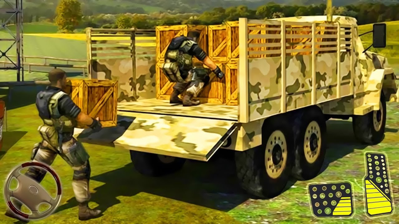 Offroad Army Transporter Truck Driver - Military Trucks Driving ...