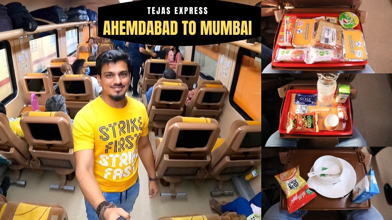 Ahmedabad To Mumbai By Tejas Express | Tejas Express Train Vlog | Tejas ...
