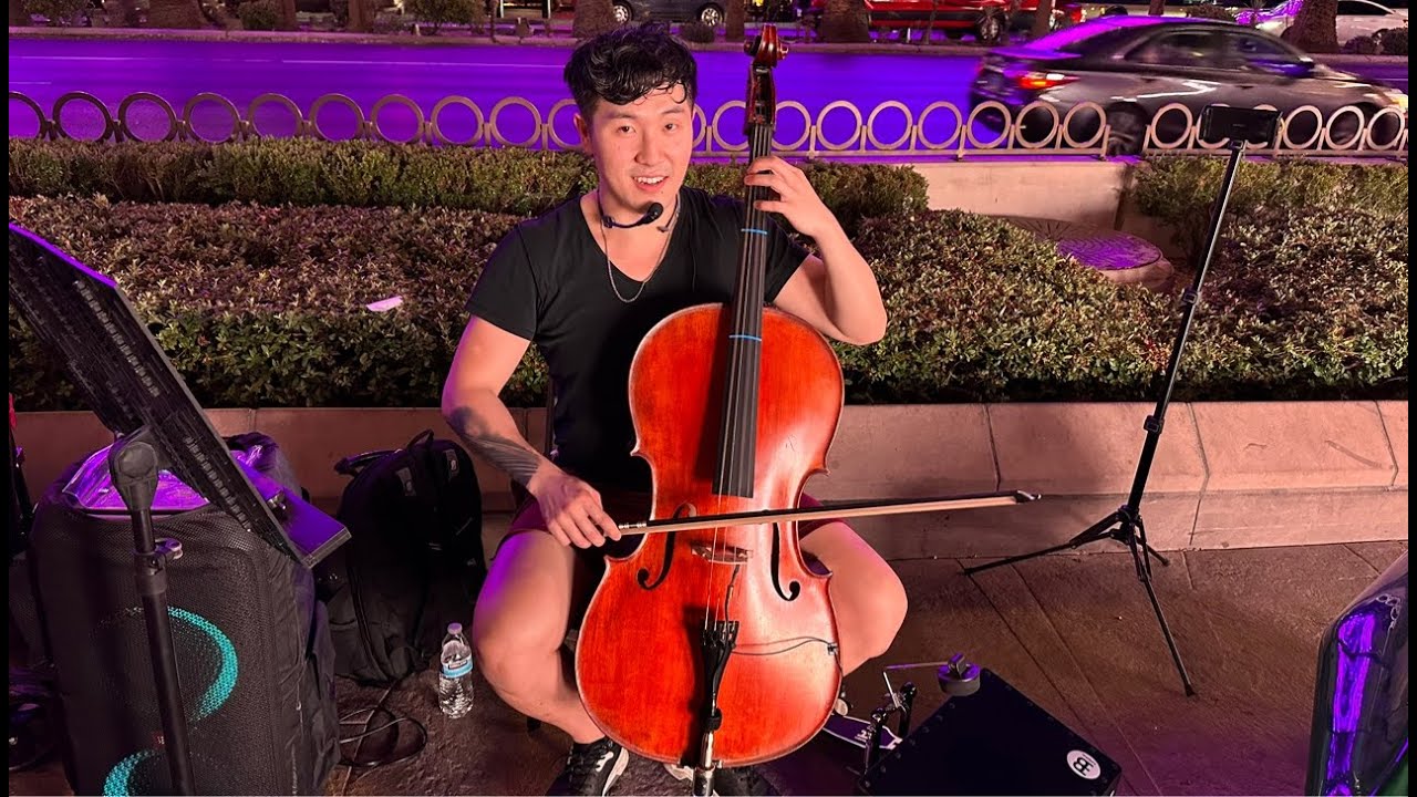 Las Vegas performance greatest cellist in the world - YouTube
