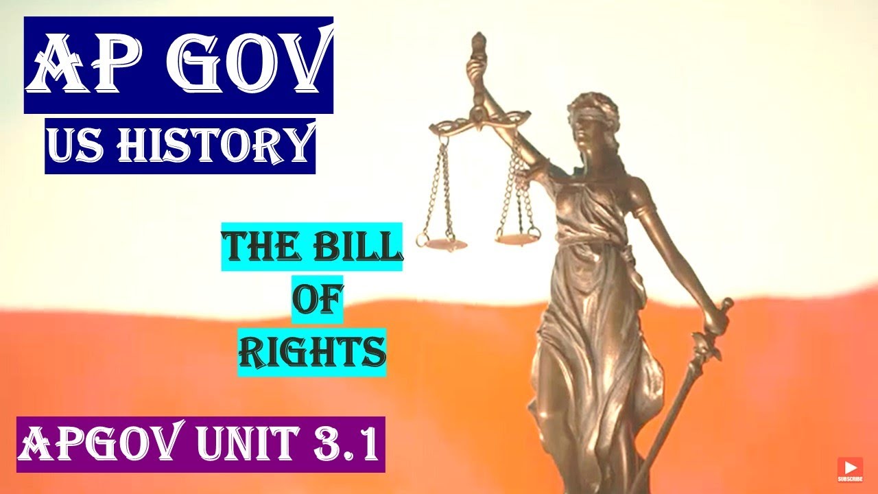 APGOV Unit 3.1 The Bill of Rights in USA AP GOV and Politics - YouTube