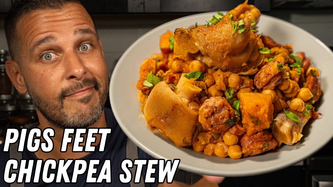 Taste the Magic of Puerto Rican Comfort Food! Pigs feet and Chickpea ...