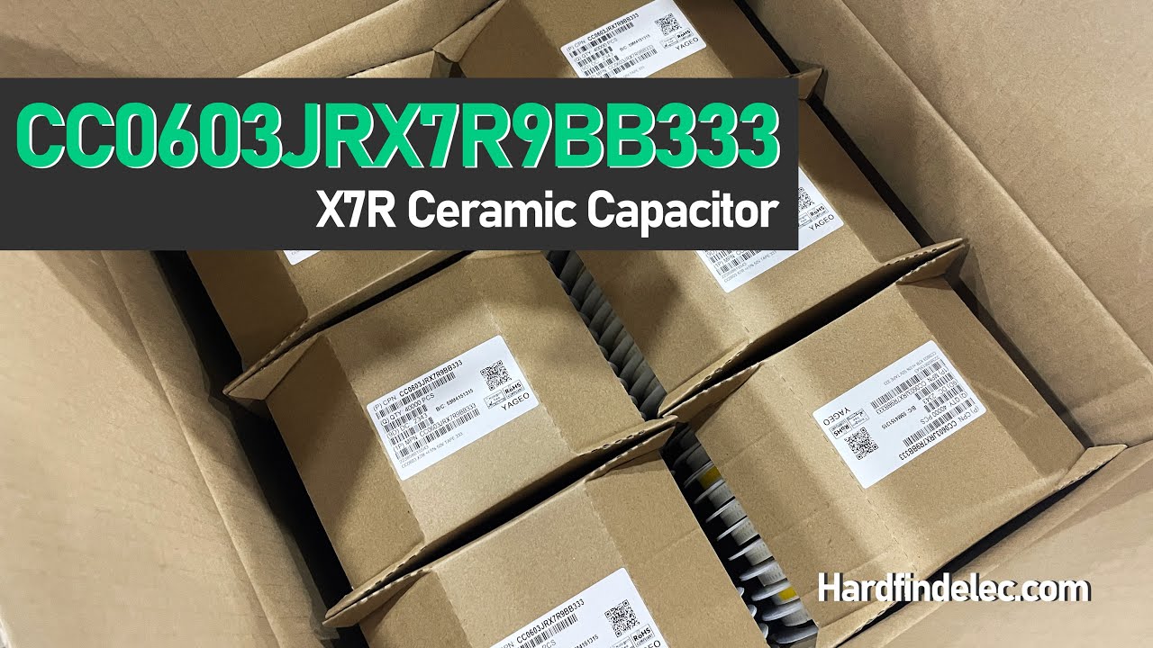 CC0603JRX7R9BB333 Capacitor X7R 0603 Product Brief - YouTube