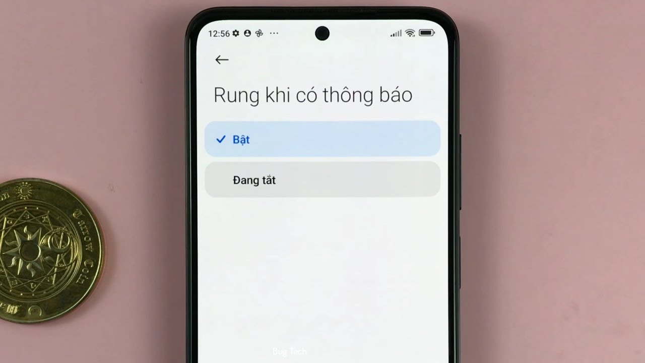 Cách bật/tắt Rung khi có thông báo đến trên Xiaomi Redmi Note 11 Android 12 - YouTube
