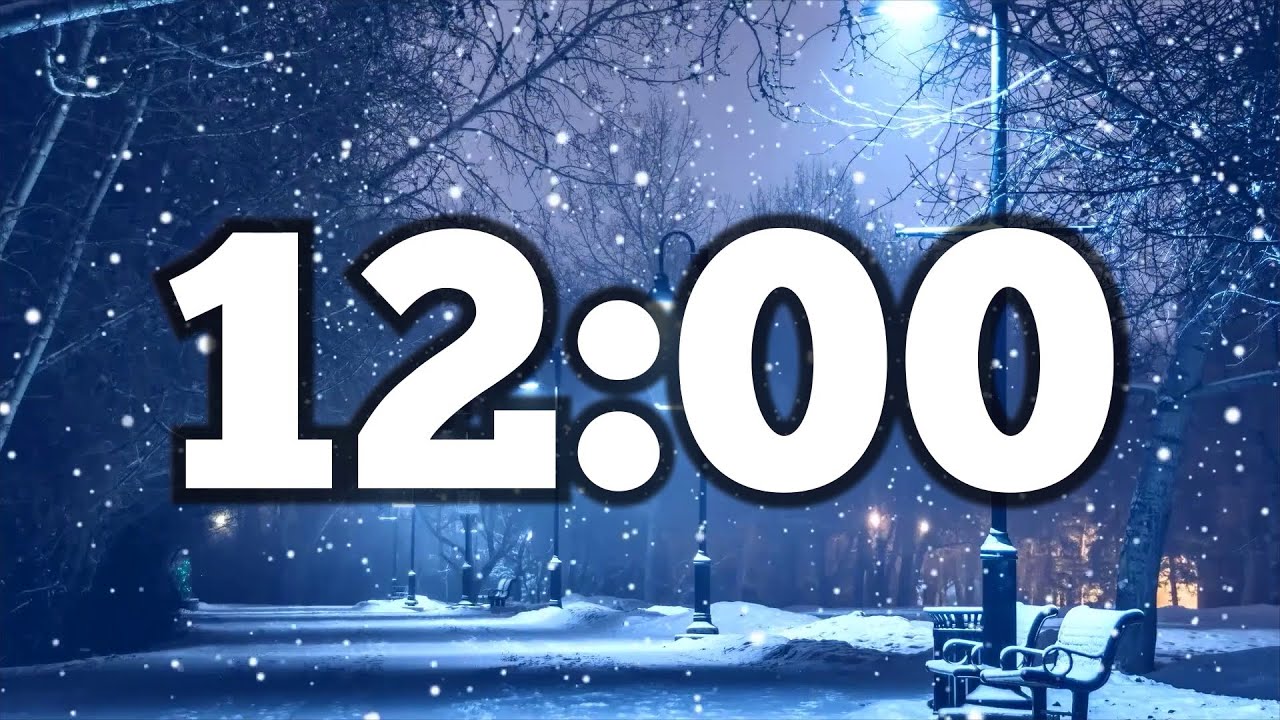 12 Minutes Timer With Relaxing Music And Alarm - YouTube
