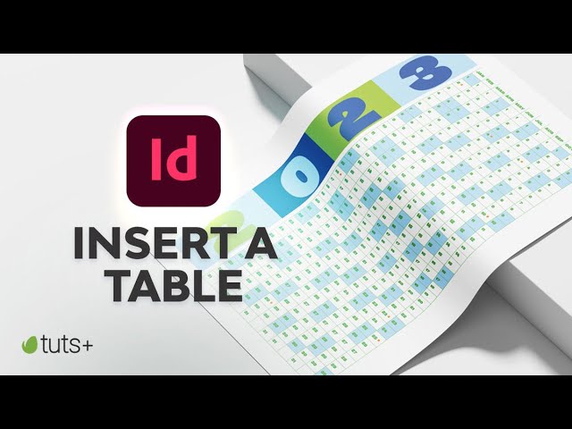 How To Create A Table In InDesign How To Create A Table In InDesign