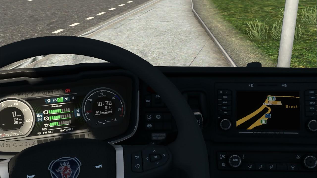 Interior Implementation (FMOD ETS2 1.40). - YouTube