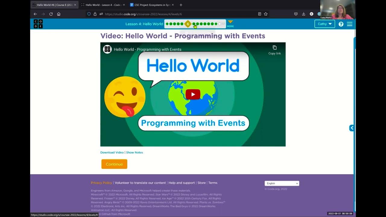 Course E Lesson 4 - YouTube