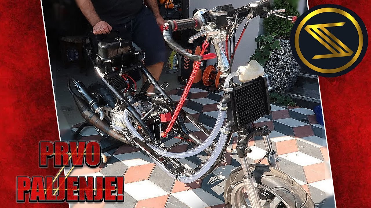 Sprint prvo paljenje !!! - (PREOKRET - nova postavka) Sprint Hawk ...