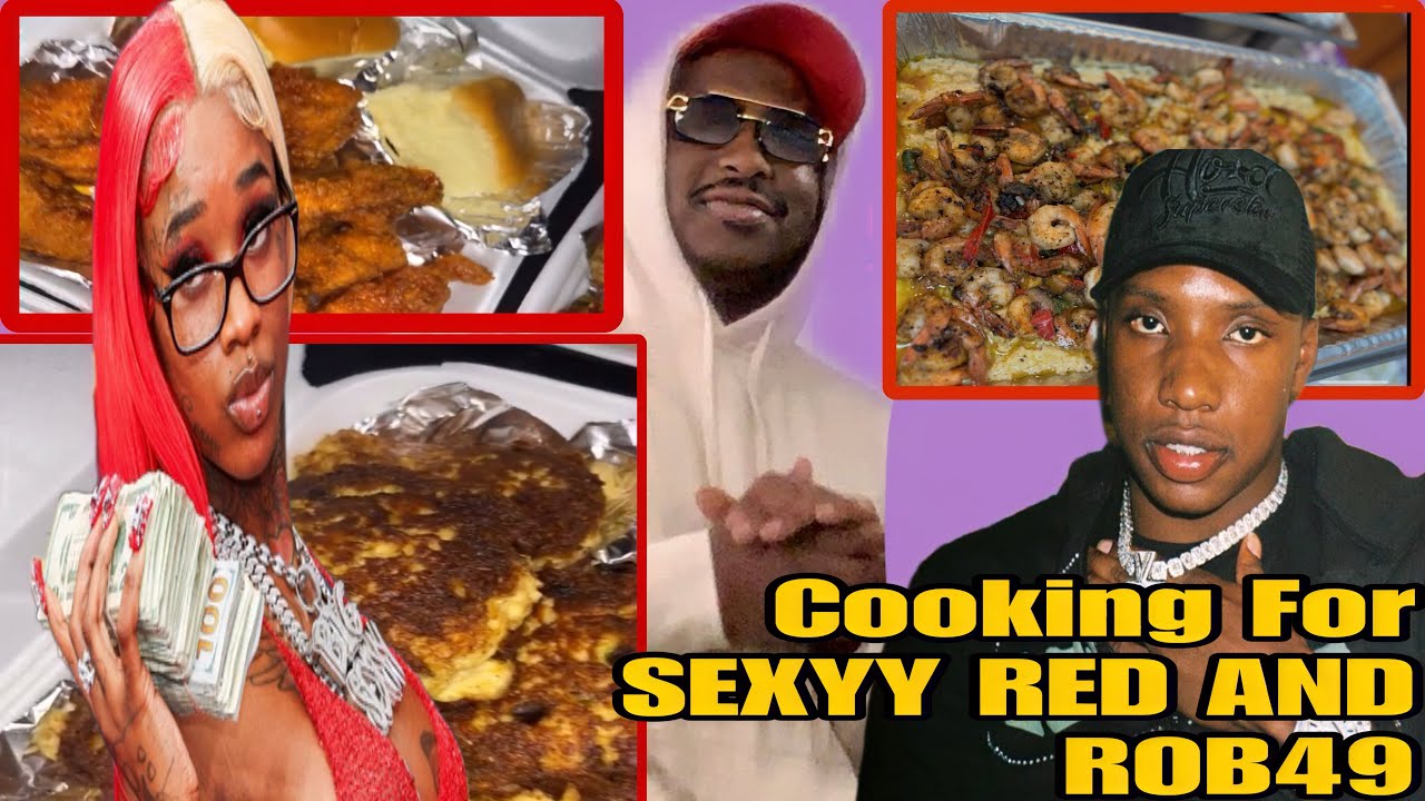 COOKING FOR SEXYY RED & ROB49😱🧑🏾‍🍳 - YouTube