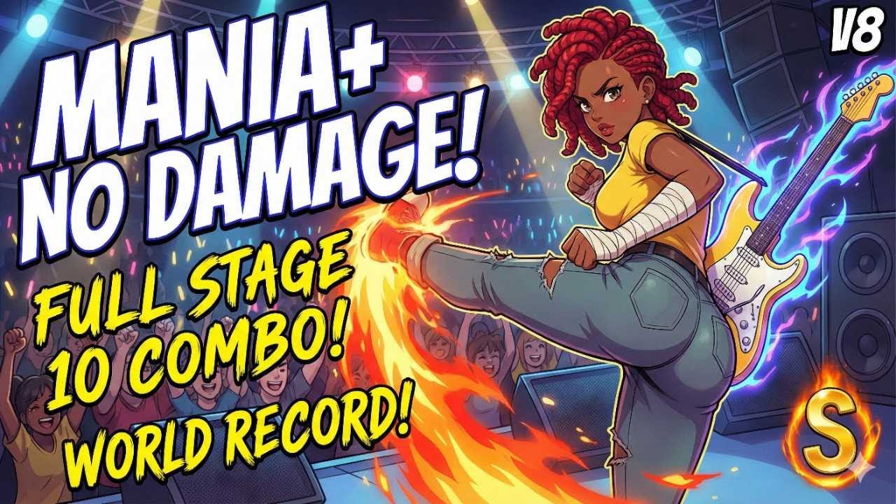 Streets of Rage 4 Cherry FULL COMBO Stage 10 WR Mania+ - YouTube