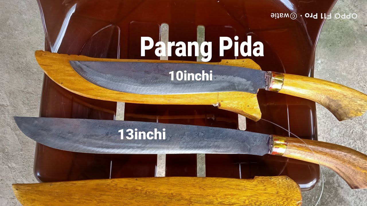Parang Pida 13inchi dan 10inchi.daripada kg Kionsom Baru Tamparuli ...