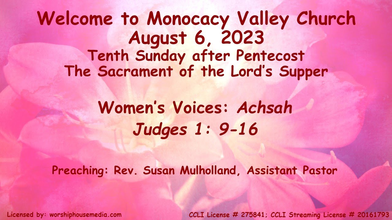 Monocacy Valley Church - August 6, 2023 - YouTube