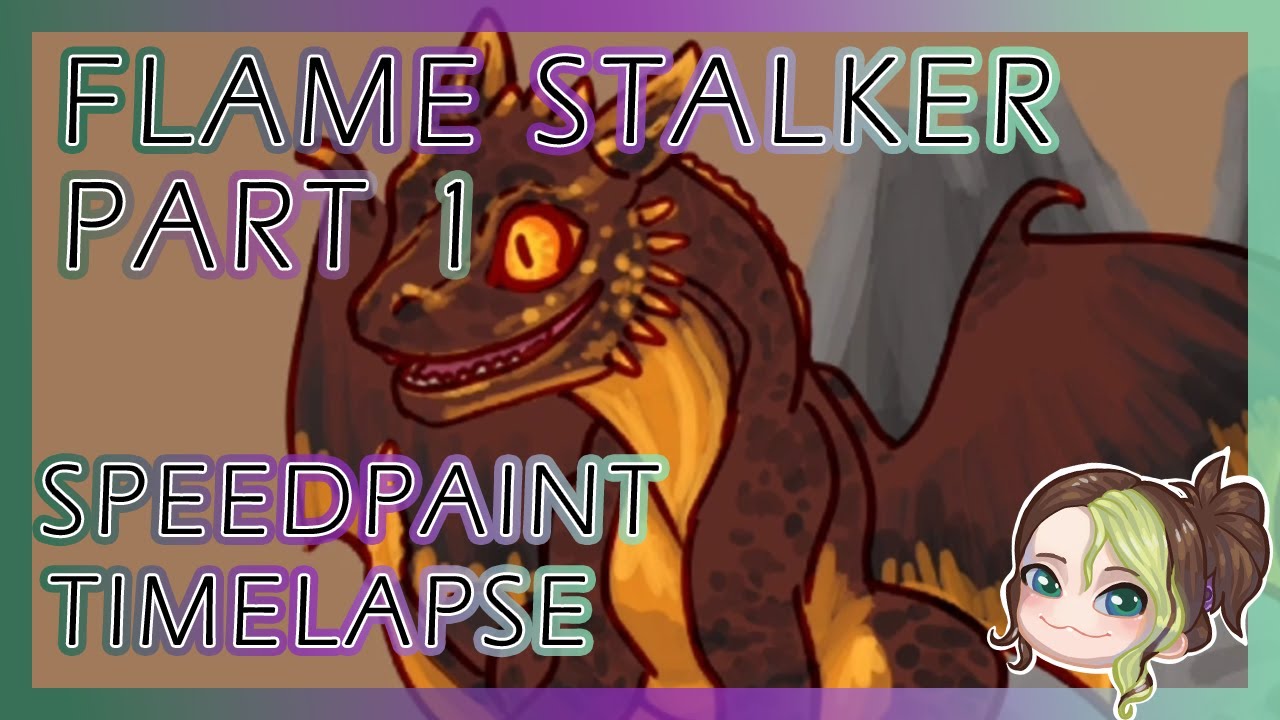 Flame Stalker Speedpaint Timelapse Part 1 - YouTube