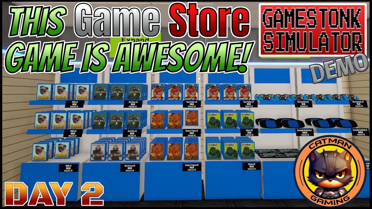 🔴This Game Store Demo Rocks!! (Day 2) | Gamestonk Simulator Demo ...