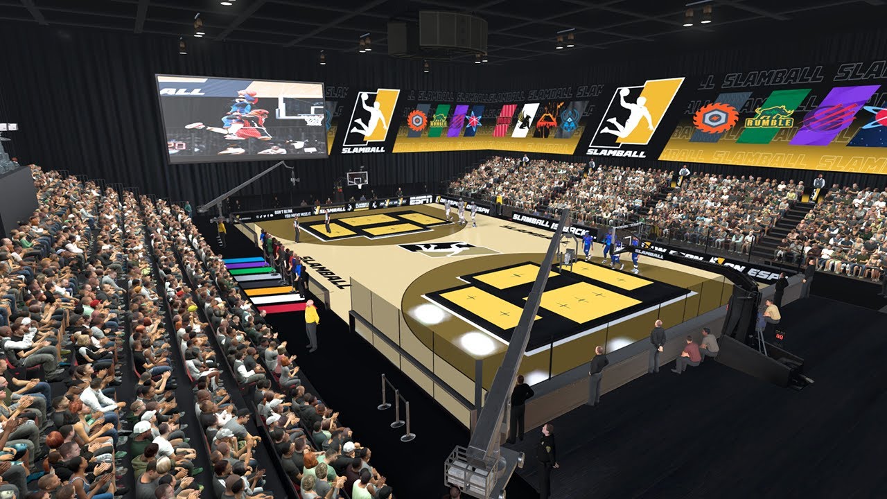 SlamBall 2023 Arena Preview and Test Footage @slamball #Slamball - YouTube