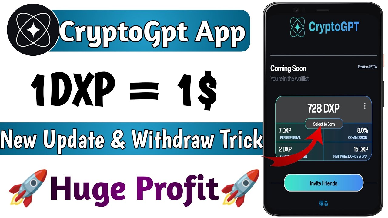 Crypto Gpt App Update | Crypto #Gpt Withdraw Update | Crypto Gpt Token Price | New Crypto Loot # ...