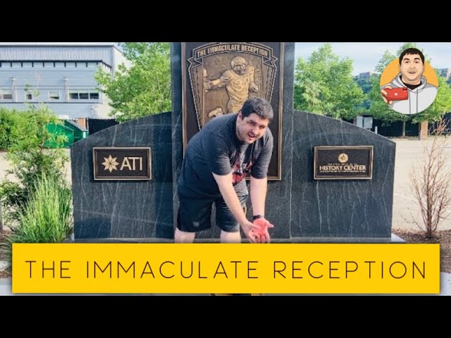 Immaculate Reception Statue