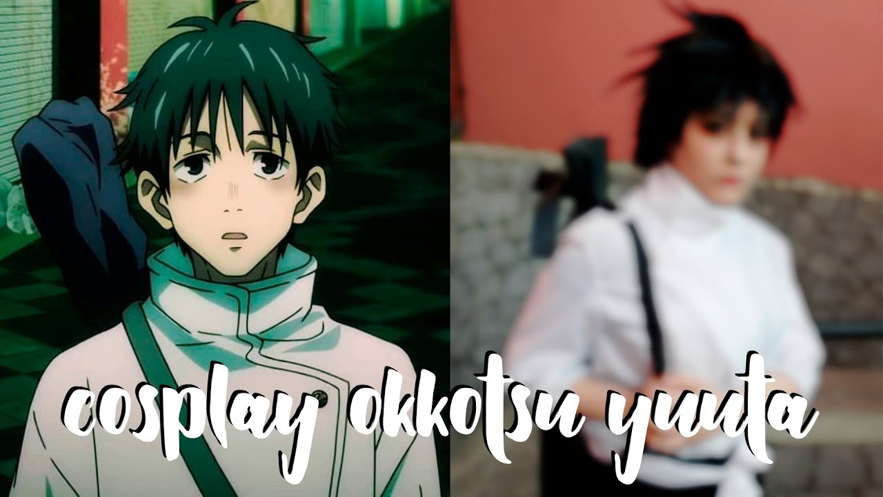 fazendo meu cosplay de okkotsu yuuta, da roupa até a peruca (jujutsu ...