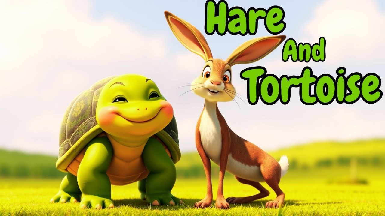 The Tortoise and the Hare Song 🐢🐇 | Slow and Steady Wins the Race ...