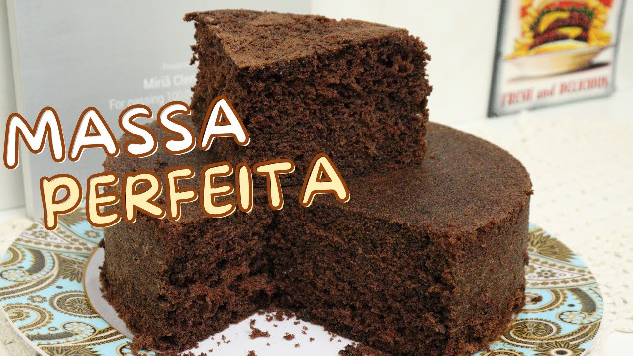 MASSA DE CHOCOLATE PERFEITA PASSO A PASSO COMPLETO 25X10 @miriaclemente ...
