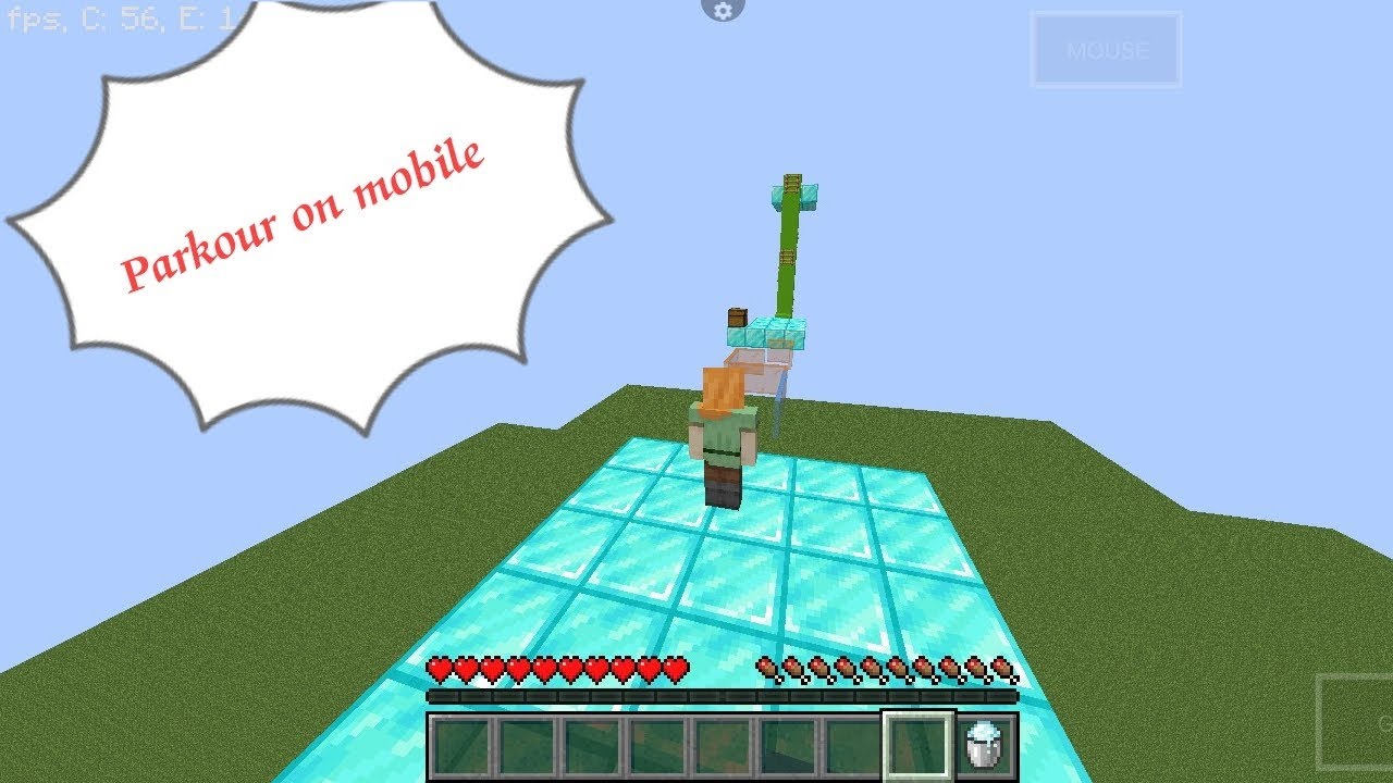 Easy parkour on mobile! - YouTube