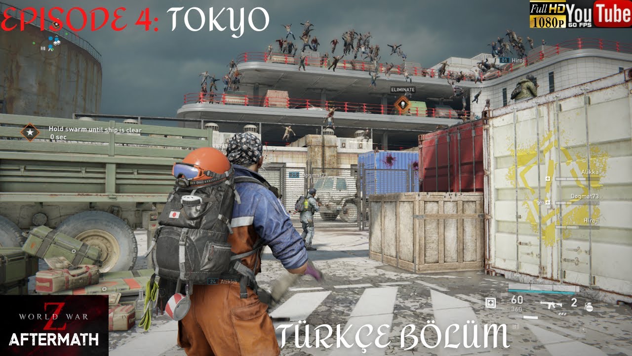 EPİSODE TOKYO FULL | WORLD WAR Z AFTERMATH TÜRKÇE - YouTube