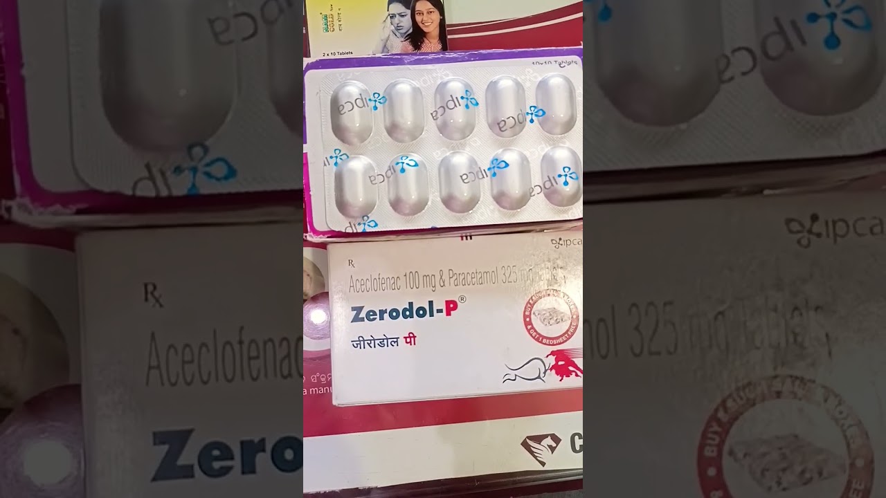 Zerodol-P Tablet || muscle pain, back pain, toothache, or pain in the ...