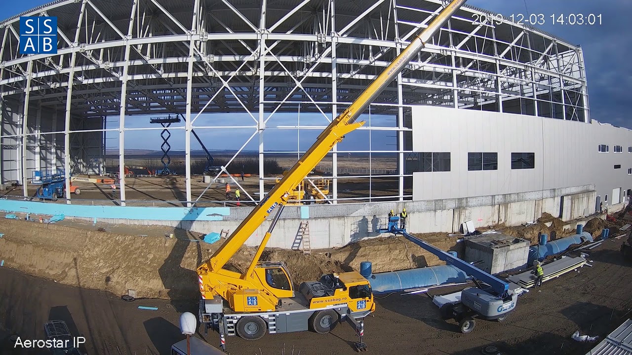 Mounting beam steel structure - YouTube