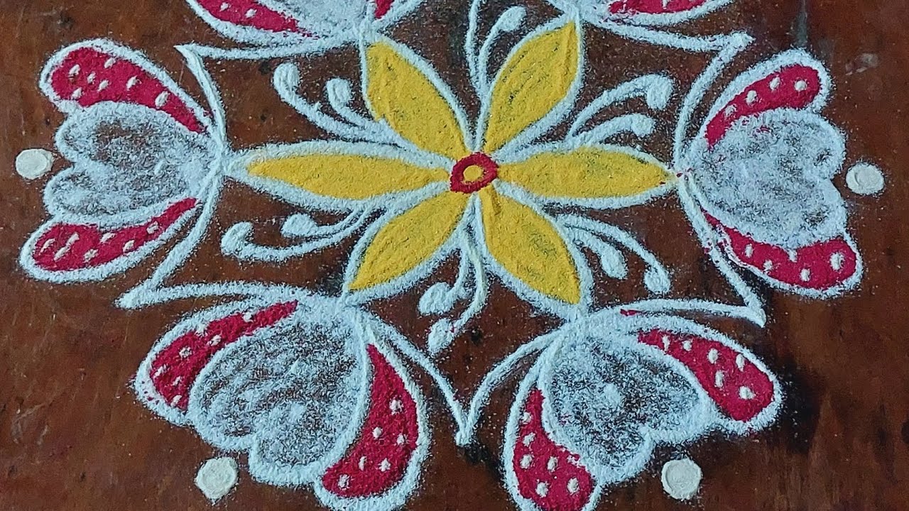 3 easy and beautiful rangoli kolam designs for this festive season 🎉 ...
