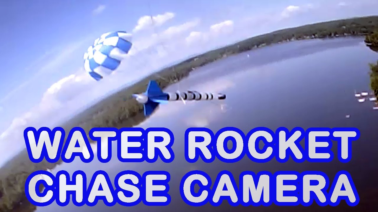 Water Rocket 808 Type #16 Chase Camera Project - YouTube