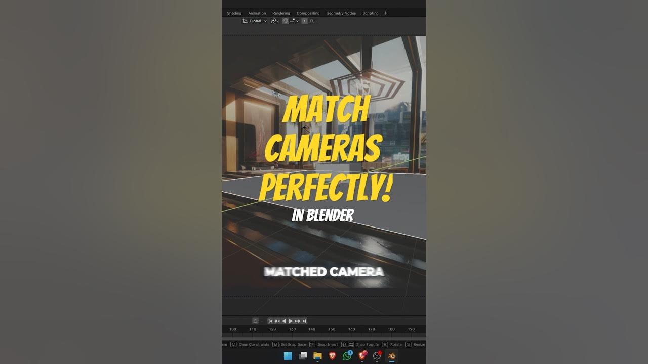 Camera Matching Instantly in Blender with Fspy! - YouTube