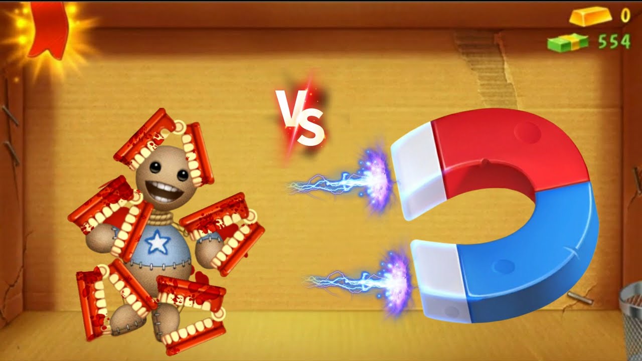 Kick The Buddy Unexpected Follies _ Buddy vs Magnet vs Torch! - YouTube