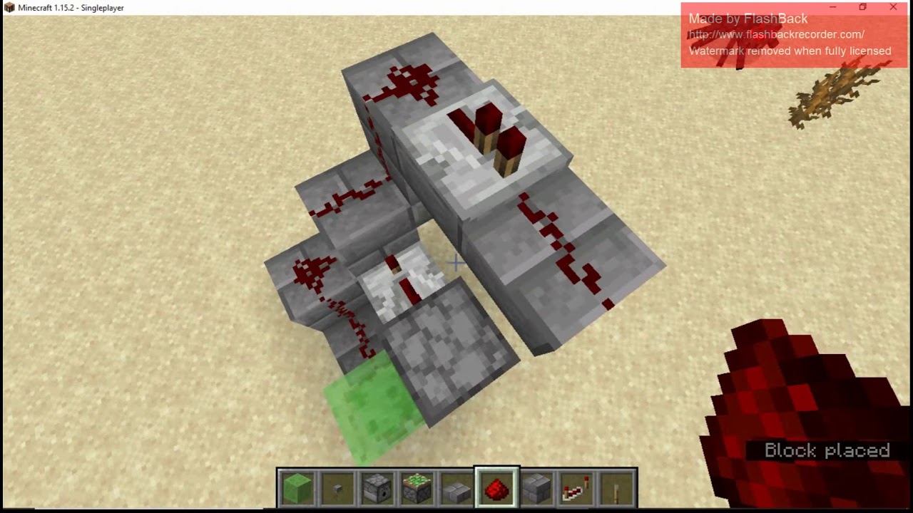 How to make a Slime cannon in minecraft. - YouTube