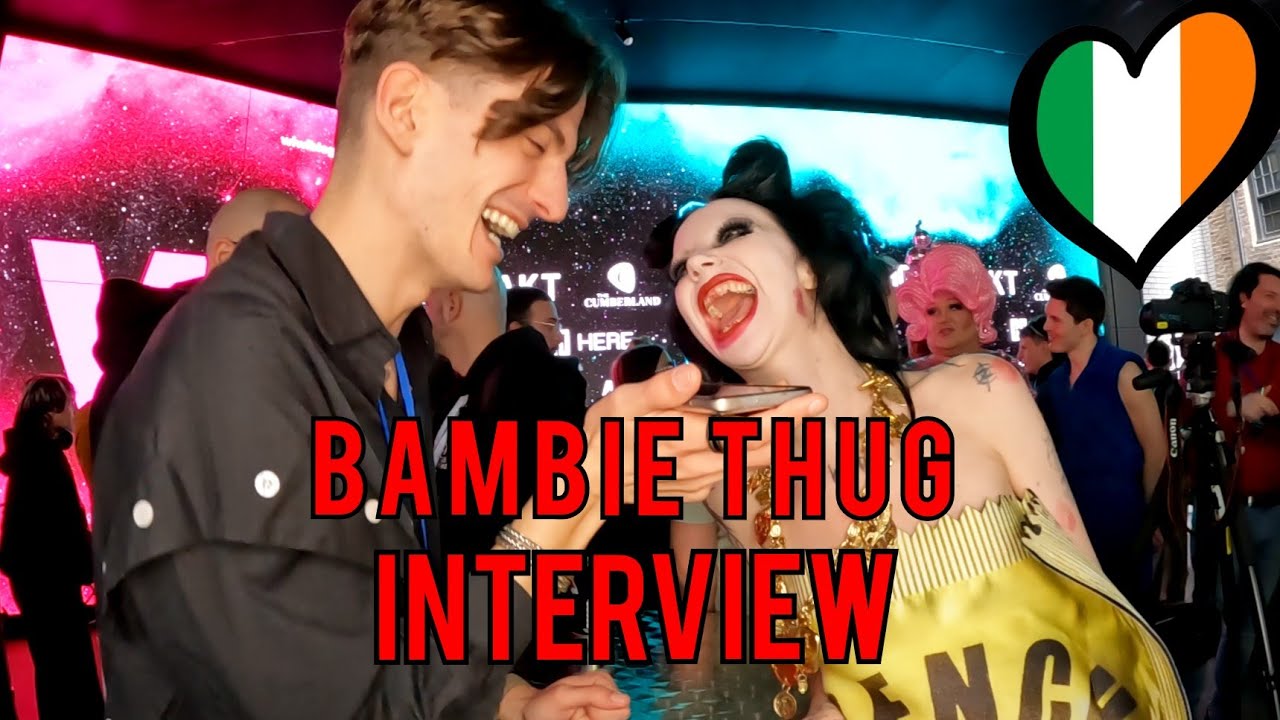 Bambie Thug Interview at London Eurovision Party 2024 | Ireland ...