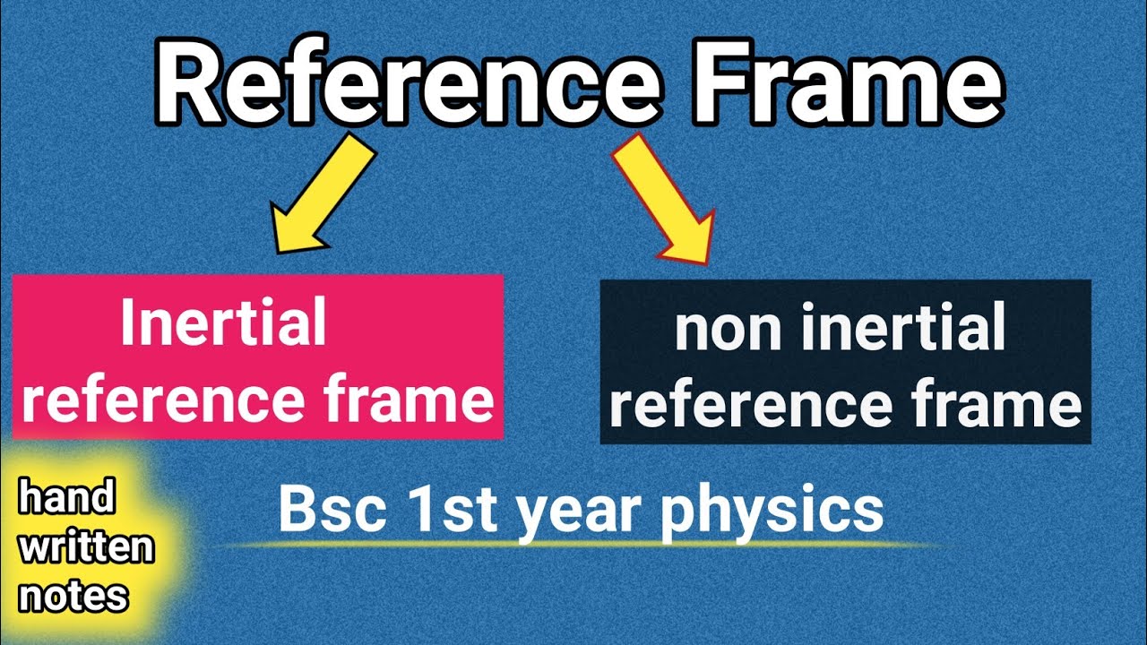 Frame Of Reference Physics Bsc 1st Year Inertial Frame Of Reference Frame Of Reference Physics Bsc 1st Year Inertial Frame Of Reference