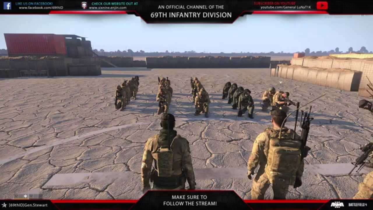 Arma 3 - 69th Infantry Division - Operation Titan Fall - YouTube