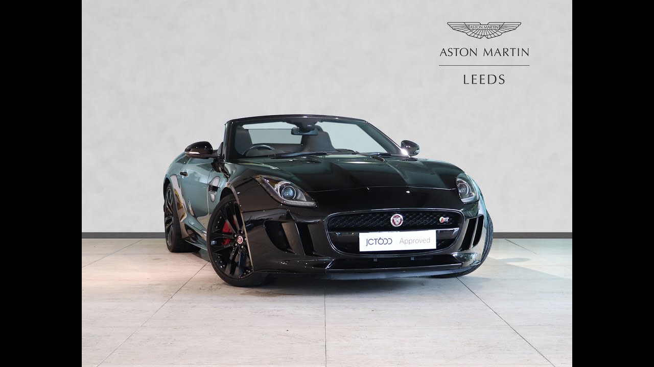 2016 (16) Jaguar F-Type Convertible in Black - YouTube