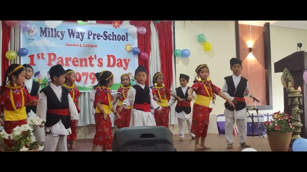 Milky Way Pre School Parent's Day || Aahan performance - YouTube