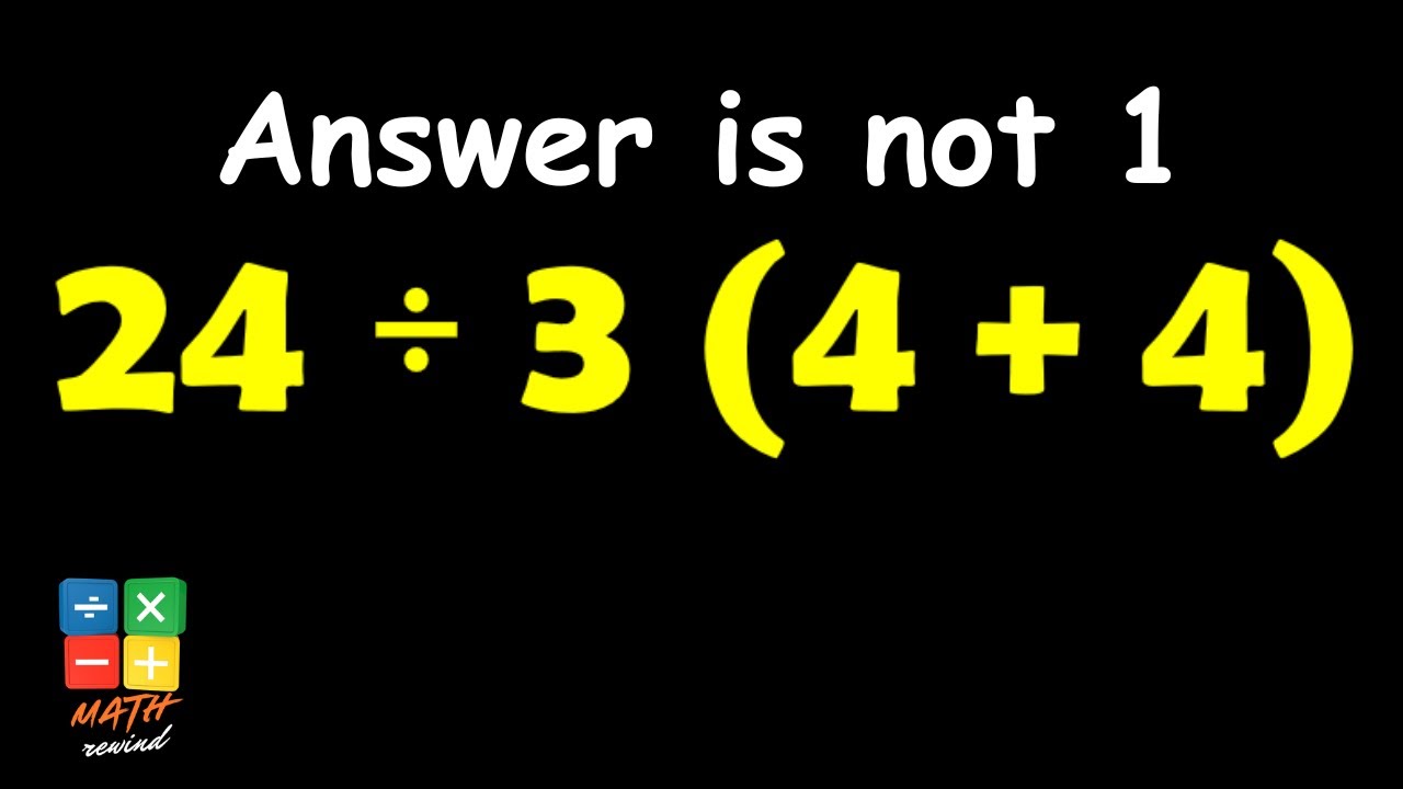 Most People Get This Simple Math Problem Wrong! - YouTube