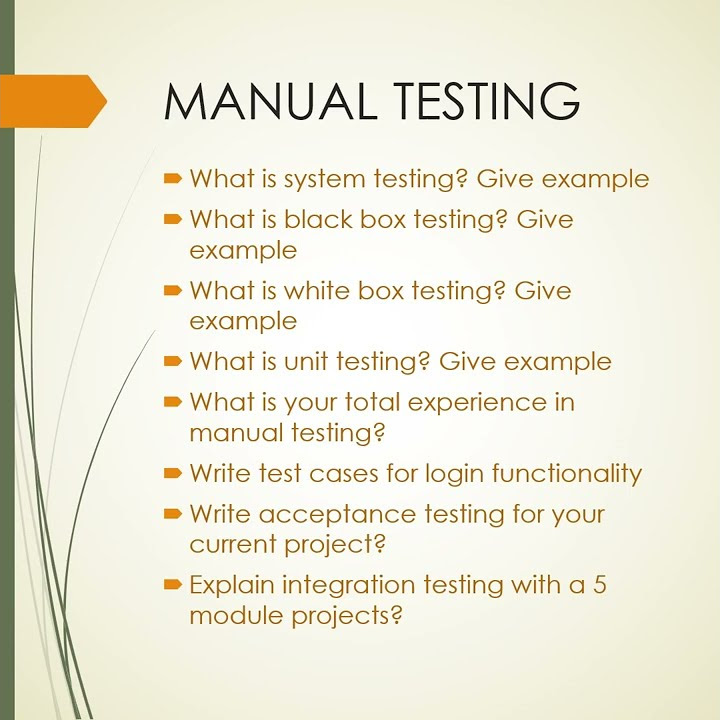Tech Mahindra Manual Testing Interview Questions Shorts Reupload Testing Manualtesting 6335